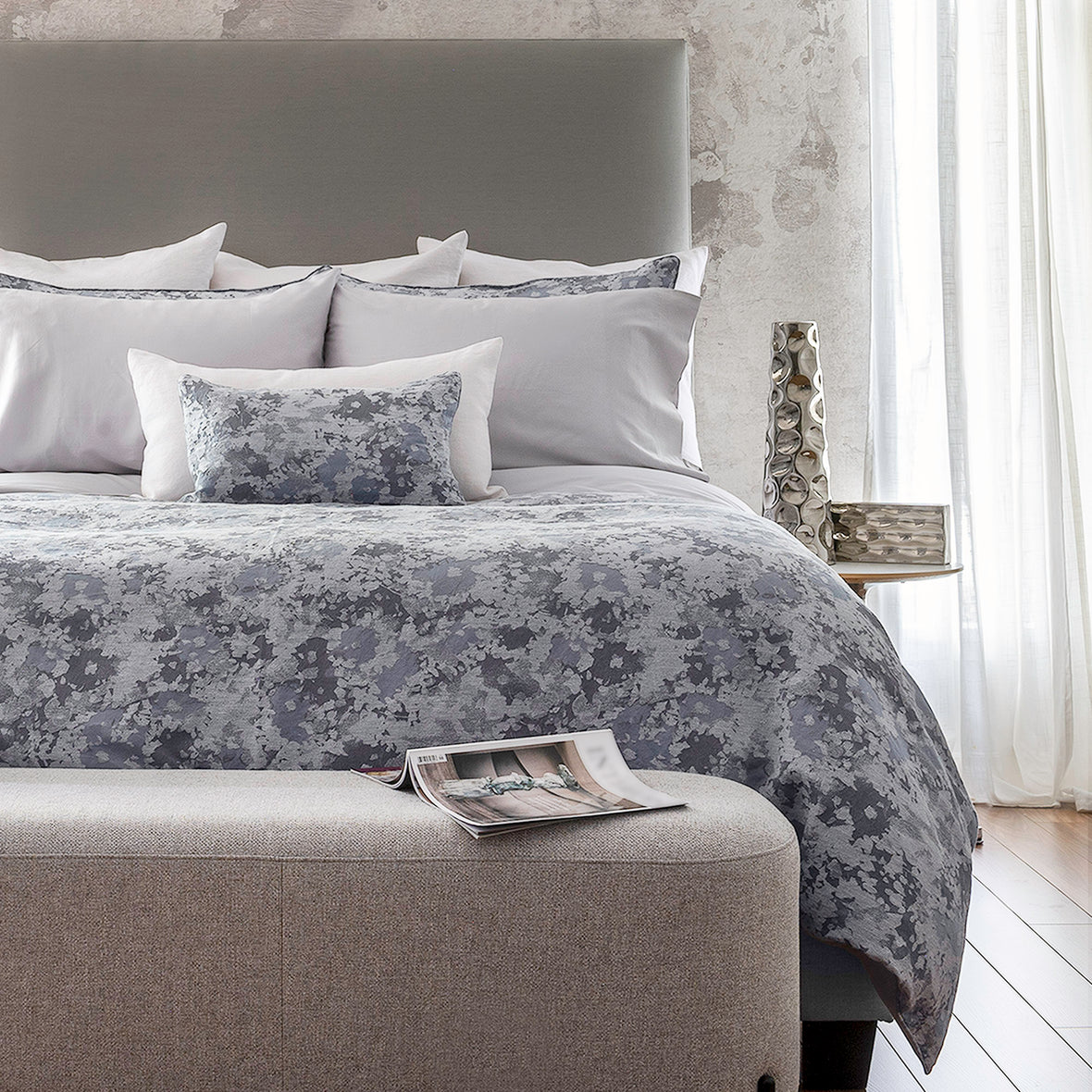 St Genève Sakura Moonlight Bed Linens | Bettenhaus - Fine European Bedding
